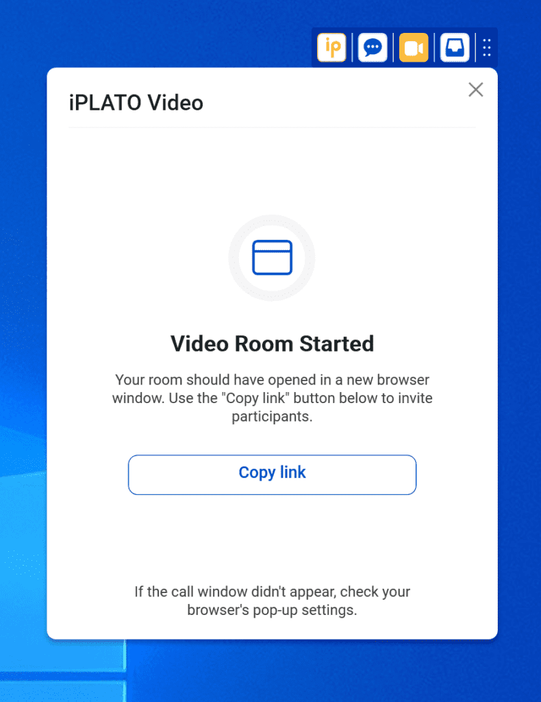 Using our Open room for group video consultations - iPLATO